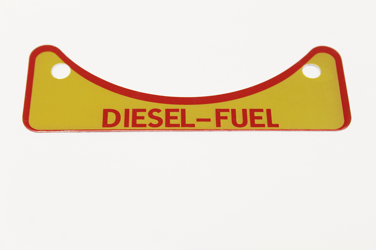 Schild Diesel Defender – Landy's World