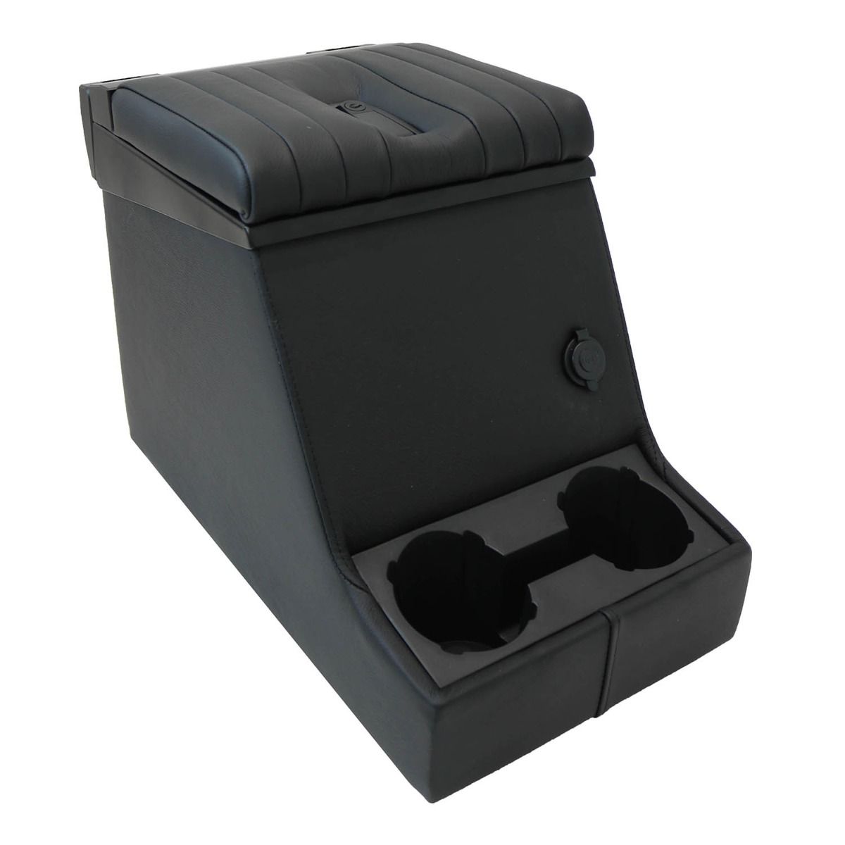 Premium Cubby Box (abschließbar) (Längsnaht, schwarzes Vinyl) – Landy's ...